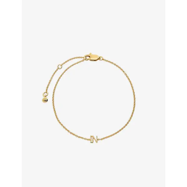 Monica Vinader Initial Vermeil Bracelet - Gold
