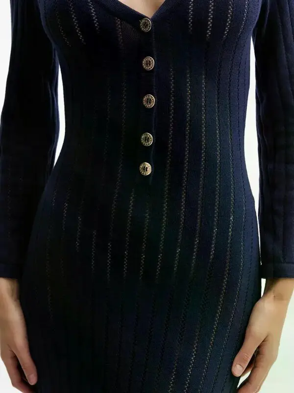 Melissa Odabash Jade Marine V-neck Dress