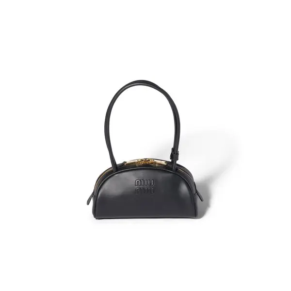 Miu Miu Beau Leather Bag - Black