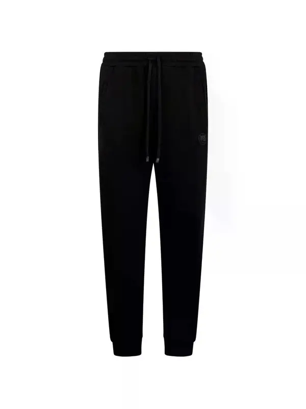 PLEIN SPORT Logo Patch Jogging Trousers - Black