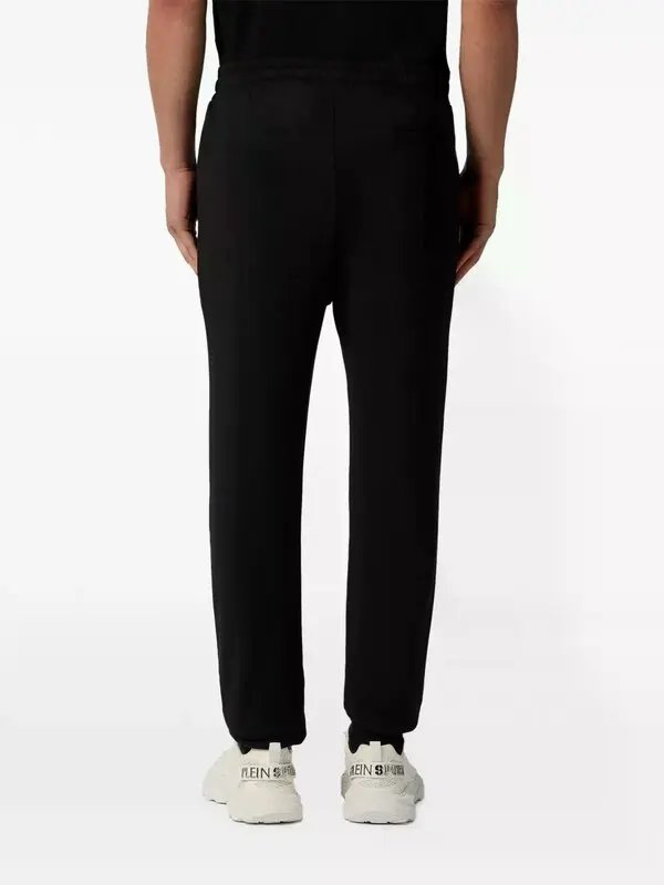 PLEIN SPORT Logo Patch Jogging Trousers - Black