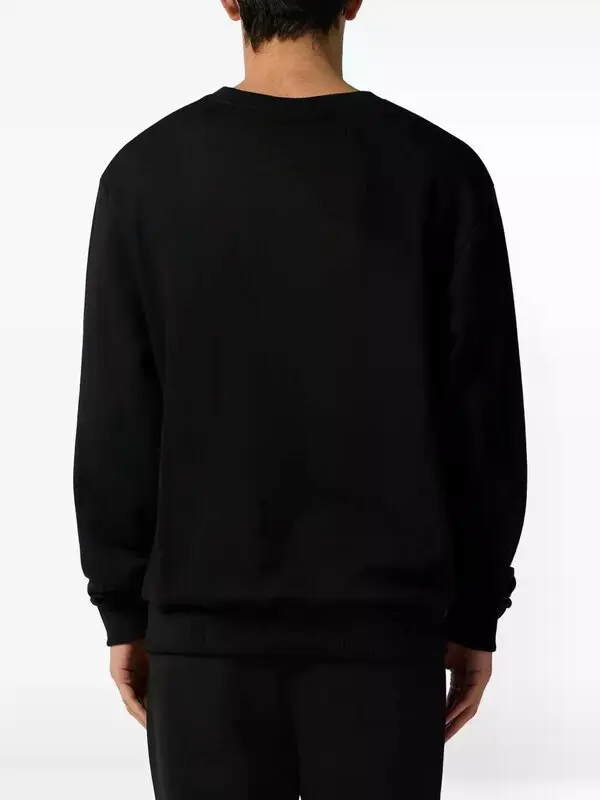 PLEIN SPORT Fleece Patch Sweatshirt - Black