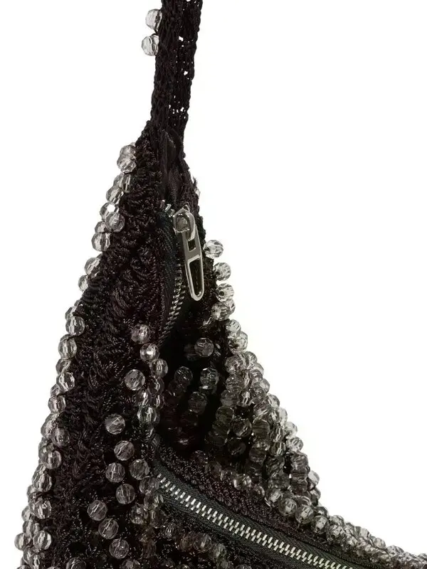 Bimba Y Lola Beaded Zip Shoulder Bag