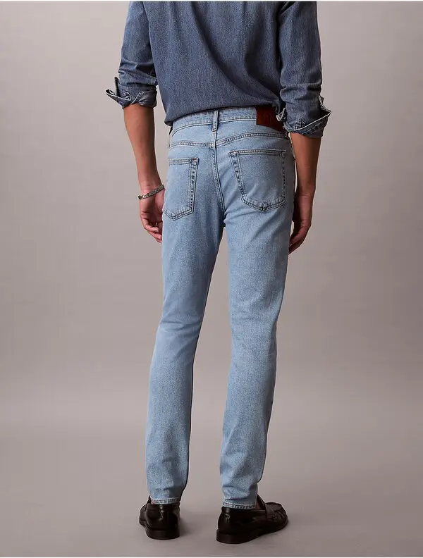 Calvin Klein Slim Tapered Jeans - Adam Light Stone