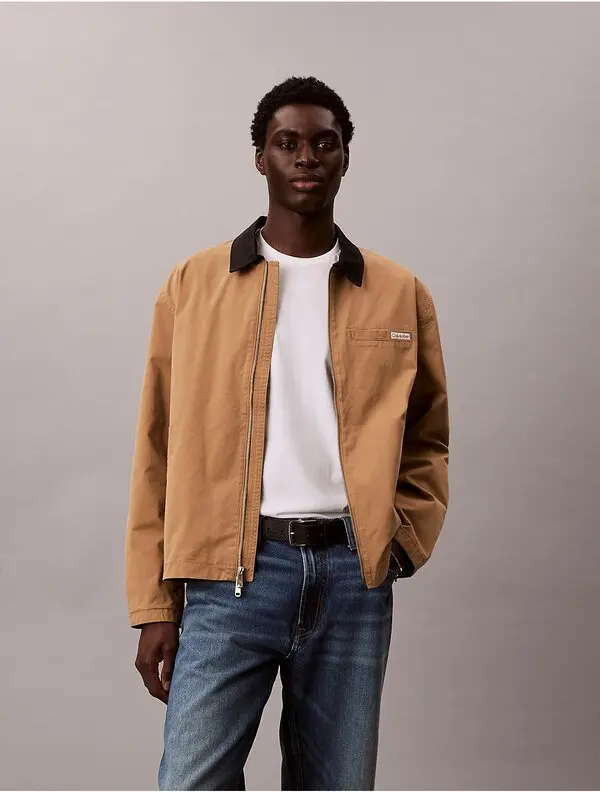 Calvin Klein Cotton Stretch Barn Jacket