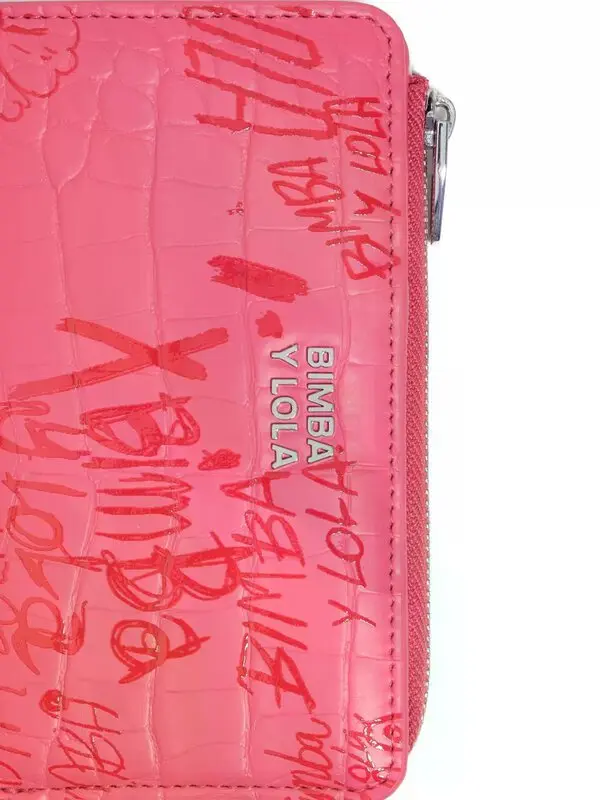 Bimba Y Lola Embossed Logo Wallet