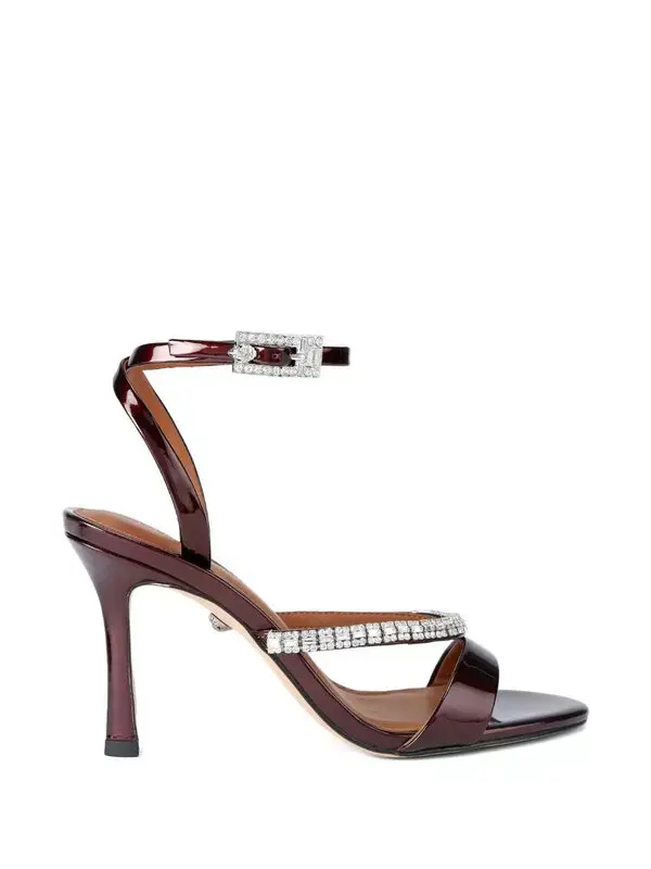 Kurt Geiger Crystal-embellished Stiletto Sandals - Red