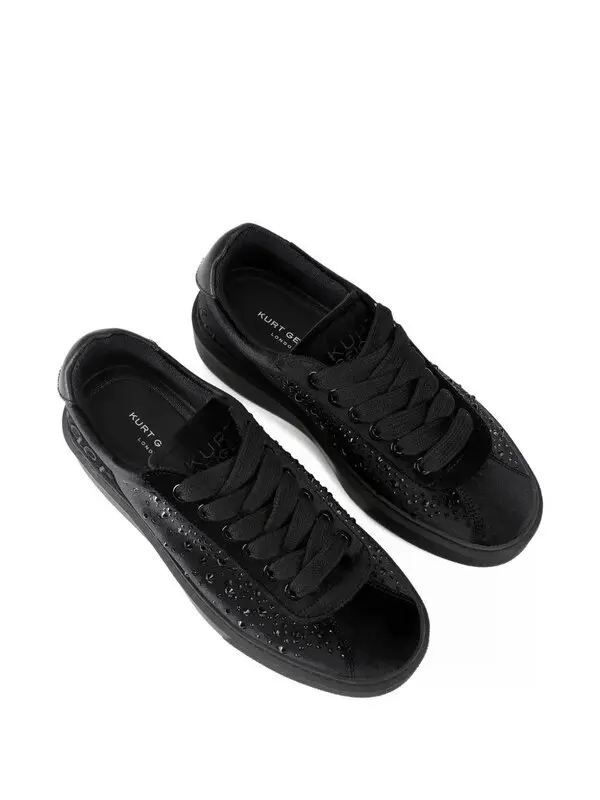 Kurt Geiger Crystal Embellished Retro Sneakers