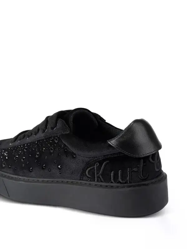Kurt Geiger Crystal Embellished Retro Sneakers