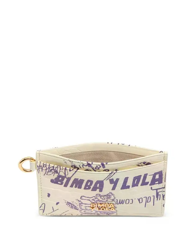 Bimba Y Lola Croco-effect Card Holder