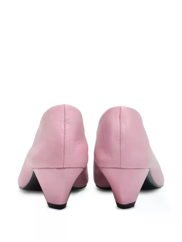 Bimba Y Lola Pointed-toe Leather Pumps - Pink