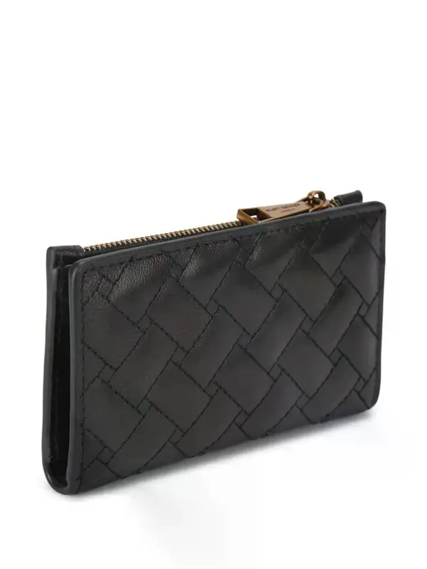 Kurt Geiger Kensington Quilted Zip Leather Wallet