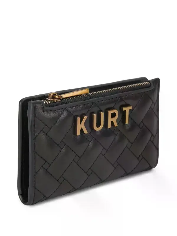 Kurt Geiger Kensington Quilted Zip Leather Wallet
