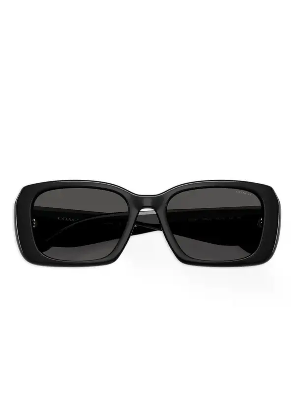 COACH C Logo-plaque Rectangle-frame Sunglasses