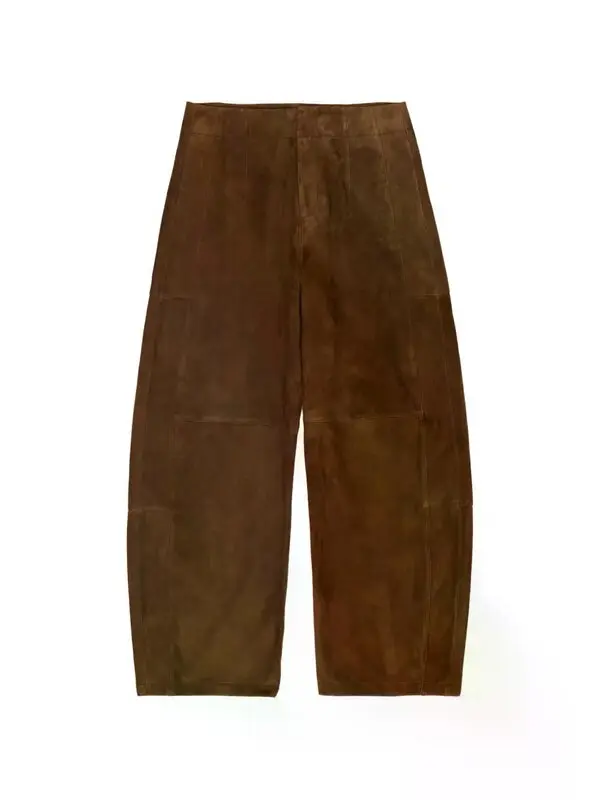 Bimba Y Lola Suede Wide Leg Pants