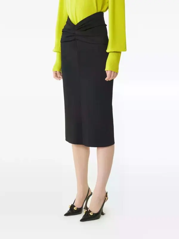 LANVIN Twisted-detail Midi Skirt