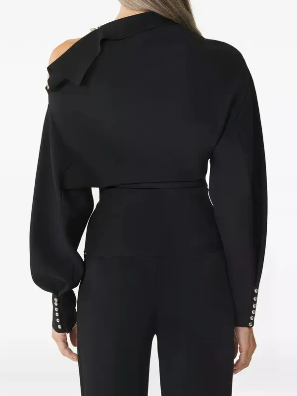 LANVIN Drape-detail Button Blouse
