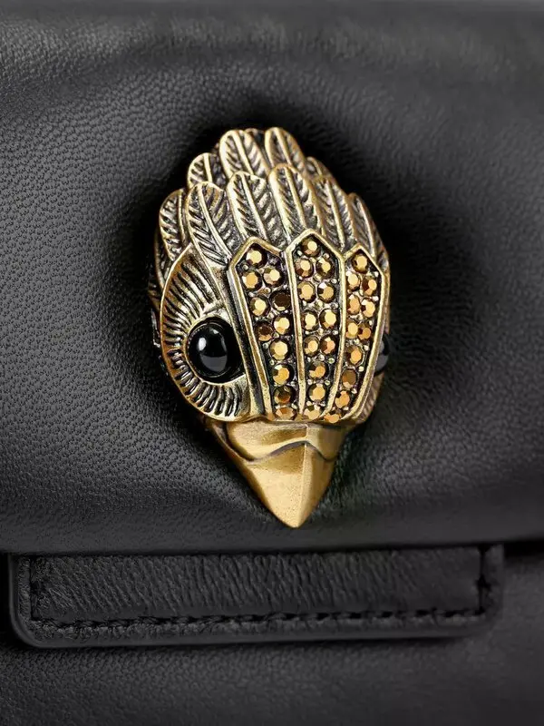 Kurt Geiger Mini Crystal Eagle Leather Clutch