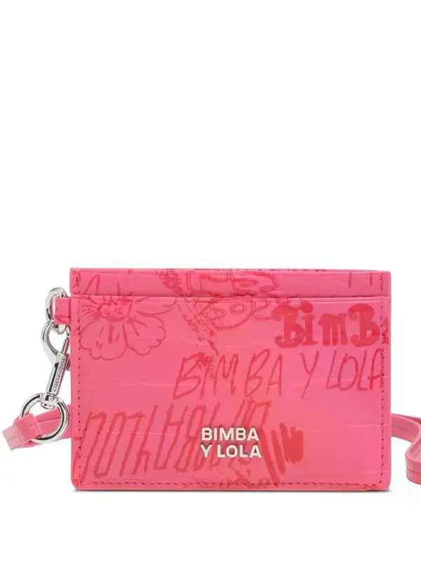 Bimba Y Lola Floral-print Card Holder