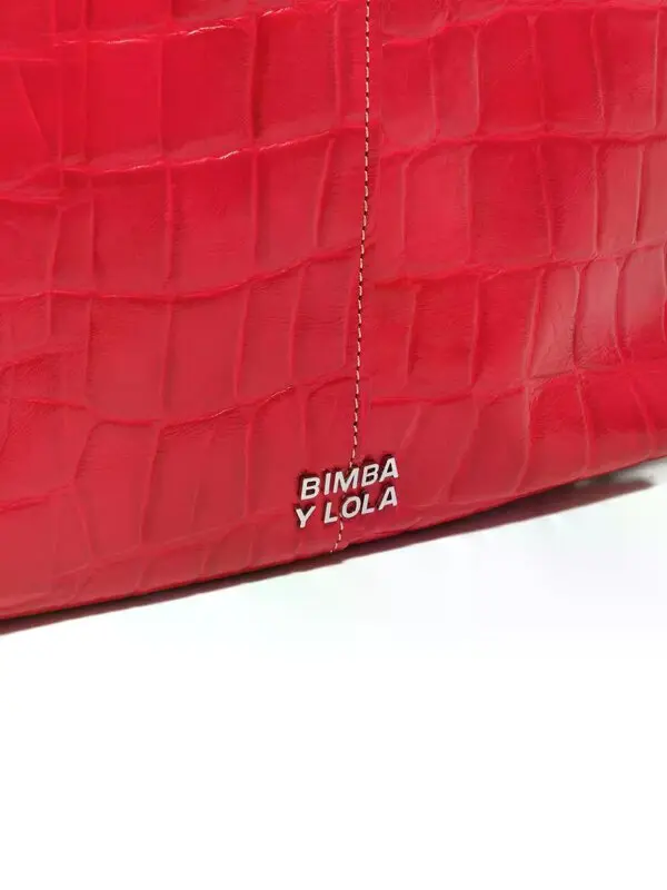 Bimba Y Lola Textured Leather Tote Bag