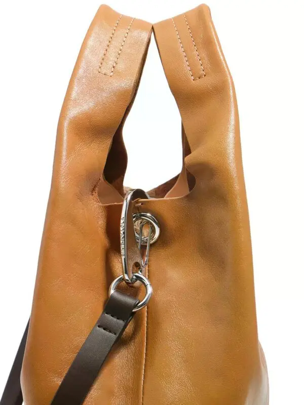 Bimba Y Lola Logo-plaque Tote Bag - Brown