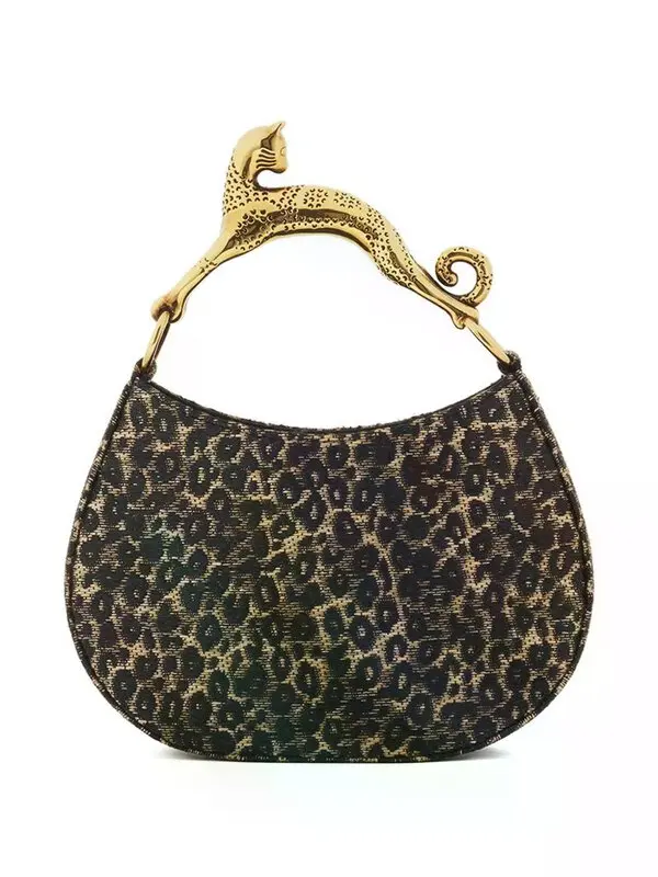LANVIN Animal-print Mini Bag - Black