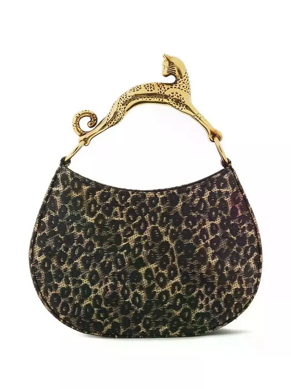 LANVIN Animal-print Mini Bag - Black