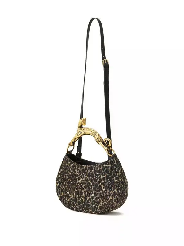 LANVIN Animal-print Mini Bag - Black