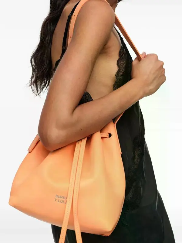 Bimba Y Lola Drawstring Bucket Bag - Orange