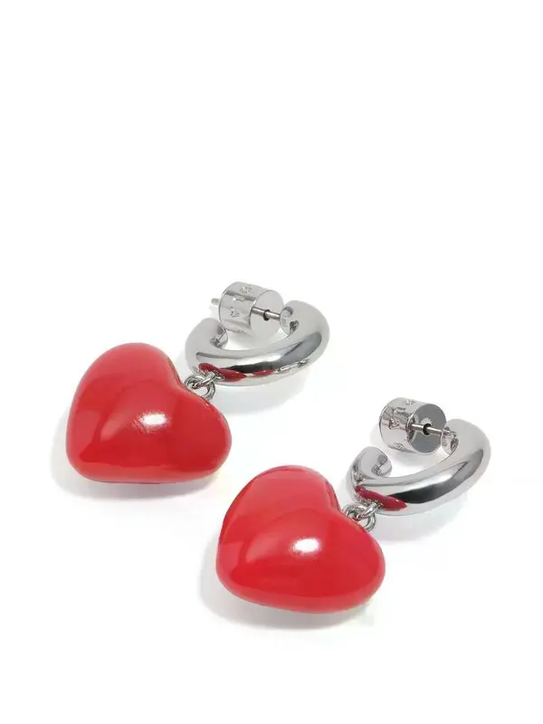Bimba Y Lola Heart Drop Earrings