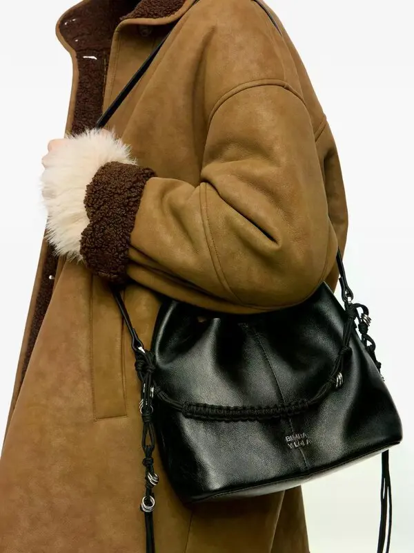 Bimba Y Lola Leather Tote Bag - Black