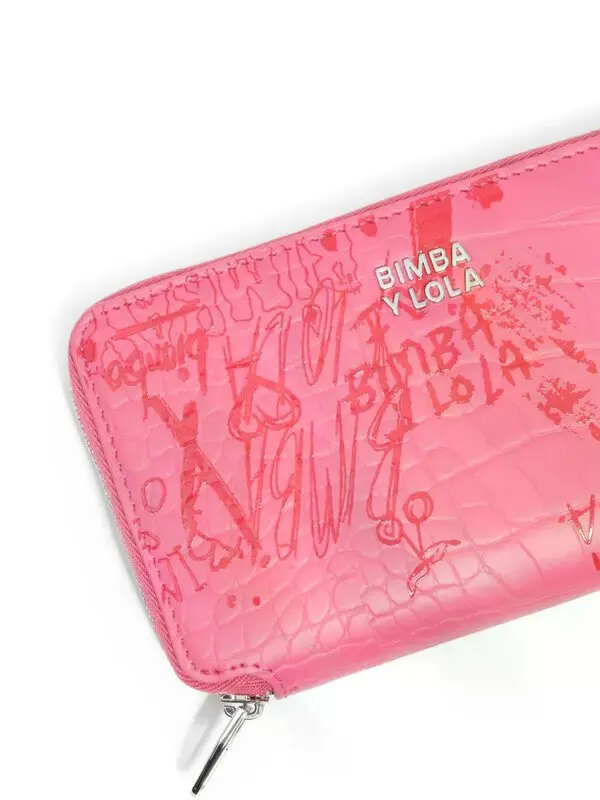 Bimba Y Lola Logo Zip Wallet