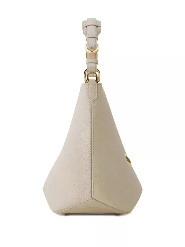 LANVIN Pendant Shoulder Bucket Bag - Neutrals