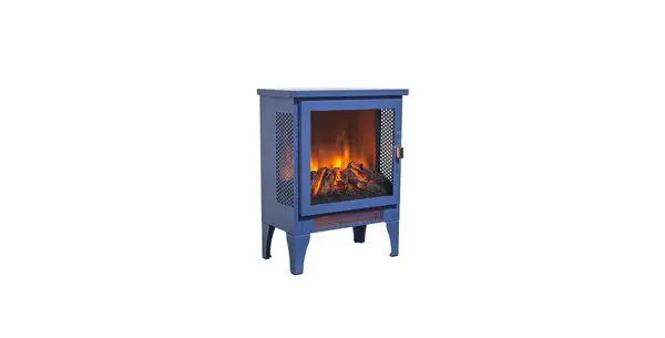 FLYNAMA 17 Inch Freestanding Electric Fireplace Stove Heater - No Color