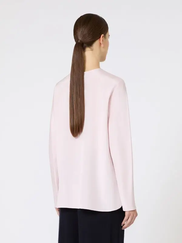 Max Mara Silk Crêpe De Chine Blouse - Pink