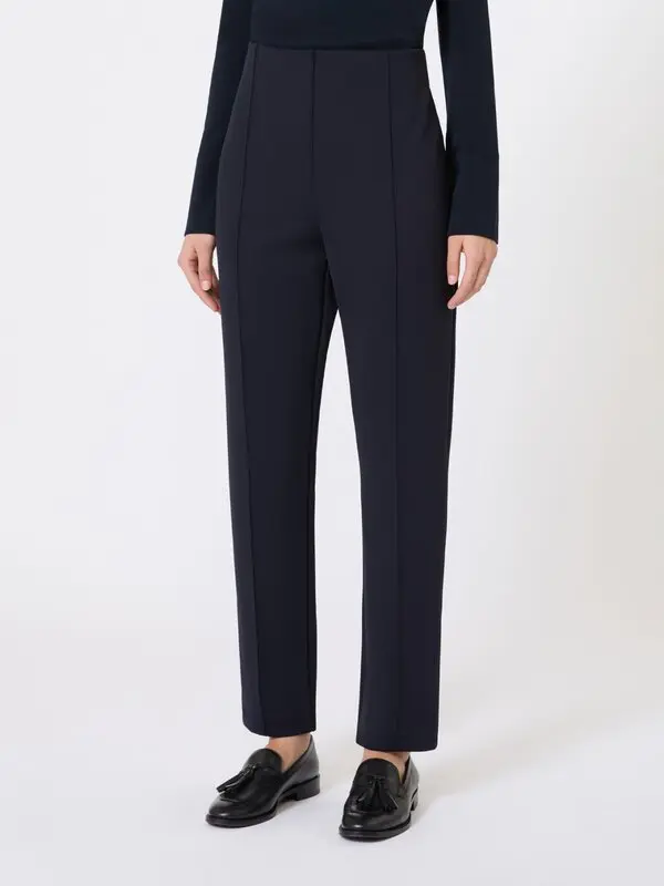 Max Mara Scuba Jersey Cigarette Trousers