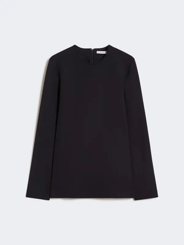 Max Mara Scuba Jersey Crew-neck T-shirt