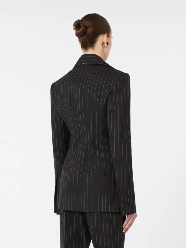 Max Mara Slim-fit Pinstripe Blazer