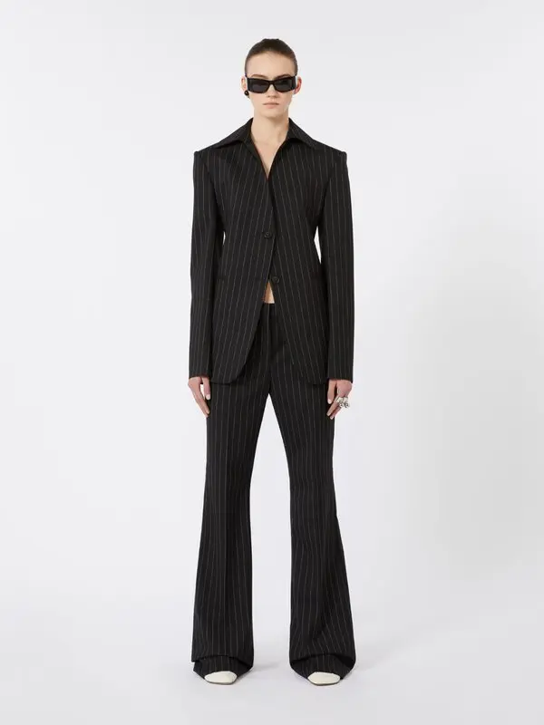 Max Mara Slim-fit Pinstripe Blazer