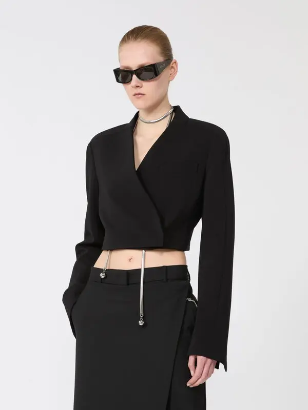 Max Mara Short Jersey Jacket