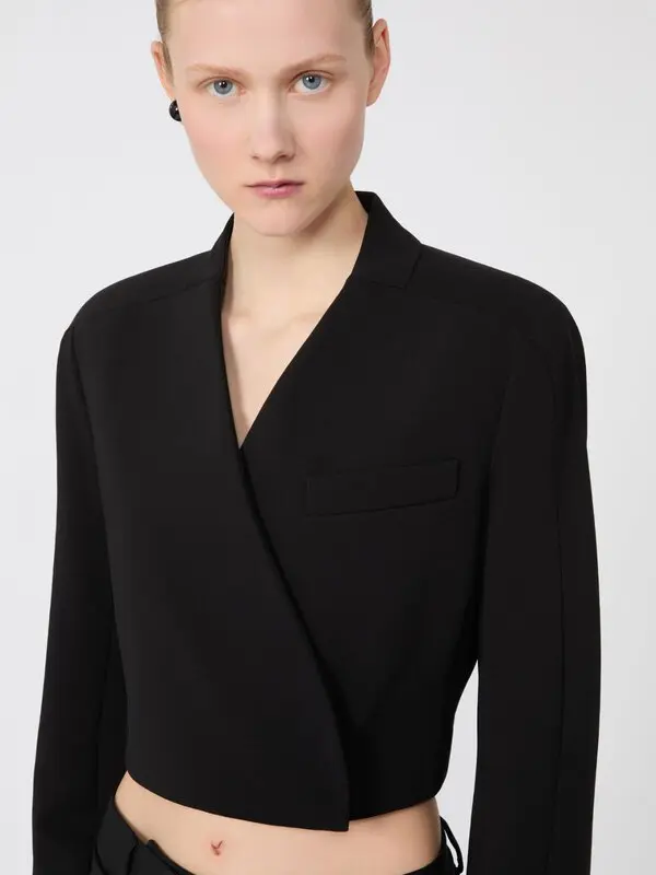 Max Mara Short Jersey Jacket