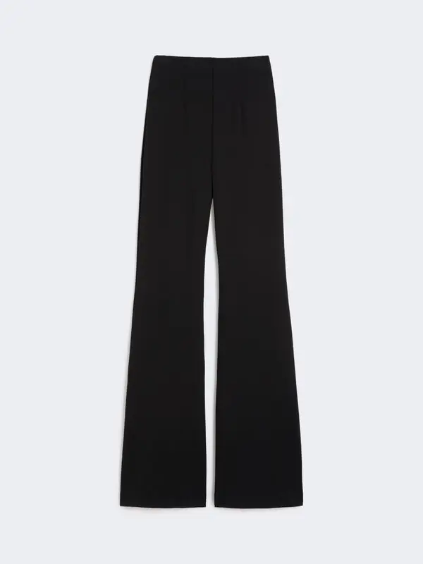 Max Mara Flared Trousers In Stretch Jersey