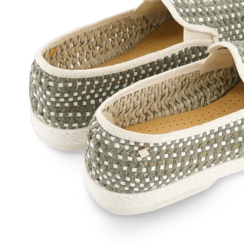 Rivieras Woven Slip-on Loafer - Sage Green
