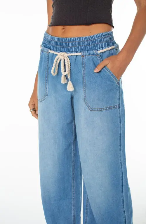 Roxy Drawstring Denim Pants