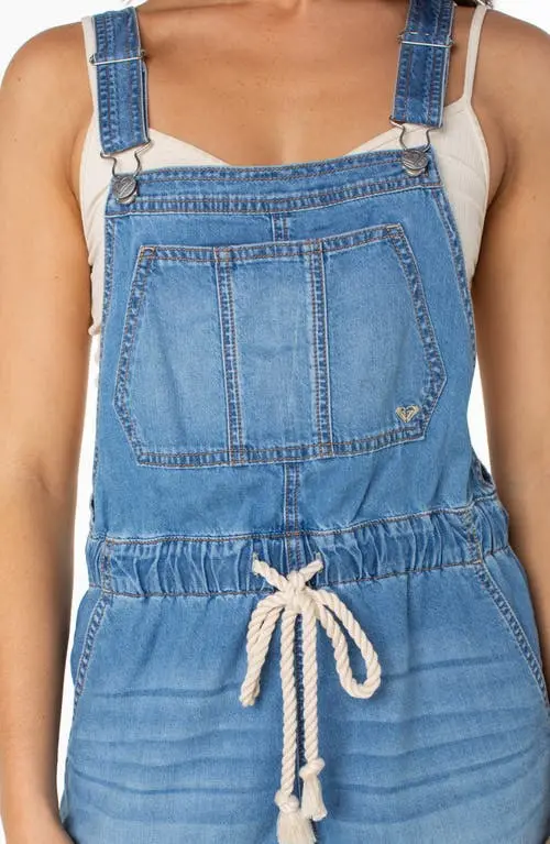 Roxy Beach Party Denim Short Overalls