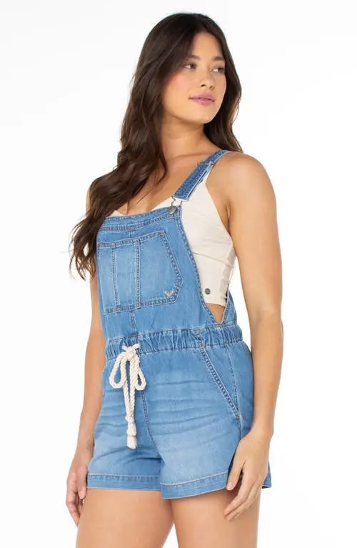 Roxy Beach Party Denim Short Overalls