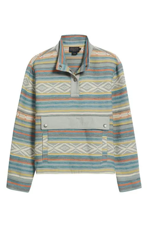 Pendleton Double Soft Half Snap Top