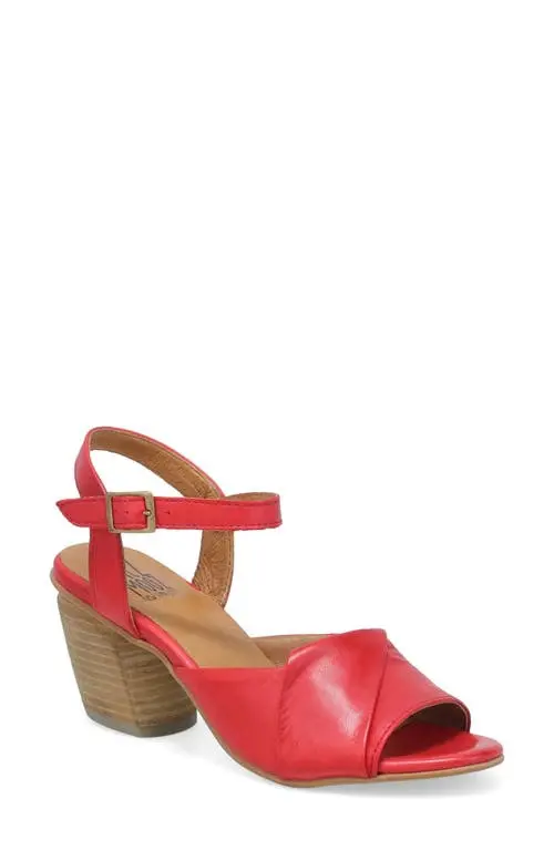 Miz Mooz Attie Ankle Strap Sandal - Scarlet
