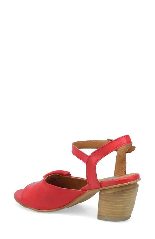 Miz Mooz Attie Ankle Strap Sandal - Scarlet