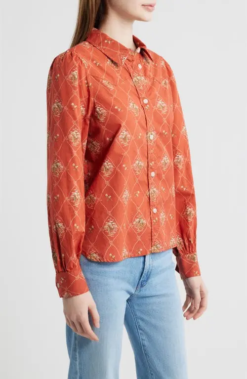 Pendleton Winona Puff Sleeve Western Shirt